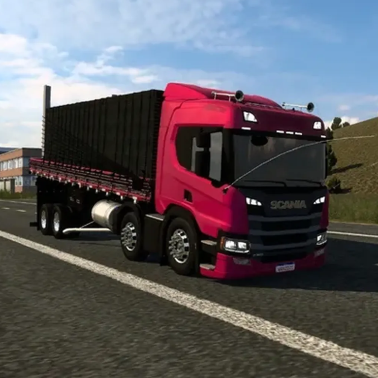Scania P360 Bitruck Verdureiro - Wanderley Simulador